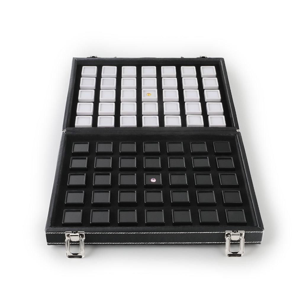 DK21675-70 Gem Display Boxes in a Luxurious Lockable Carry Case – GemTrue