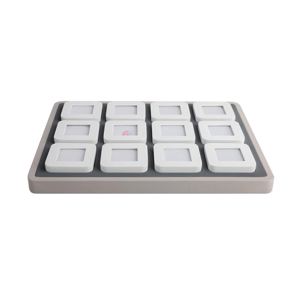 DK21676-12 Deluxe Diamond Boxes in a Luxury Tray Set – GemTrue