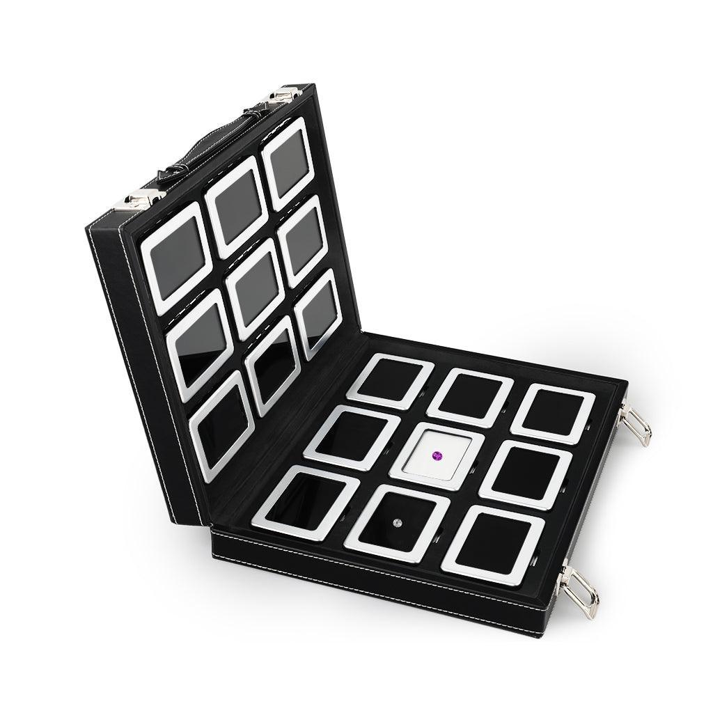 DK21660-18 Large Diamond Display Boxes with Deluxe Carry case – GemTrue